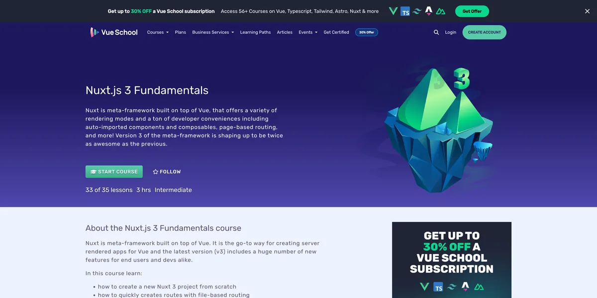 Nuxt Video Courses