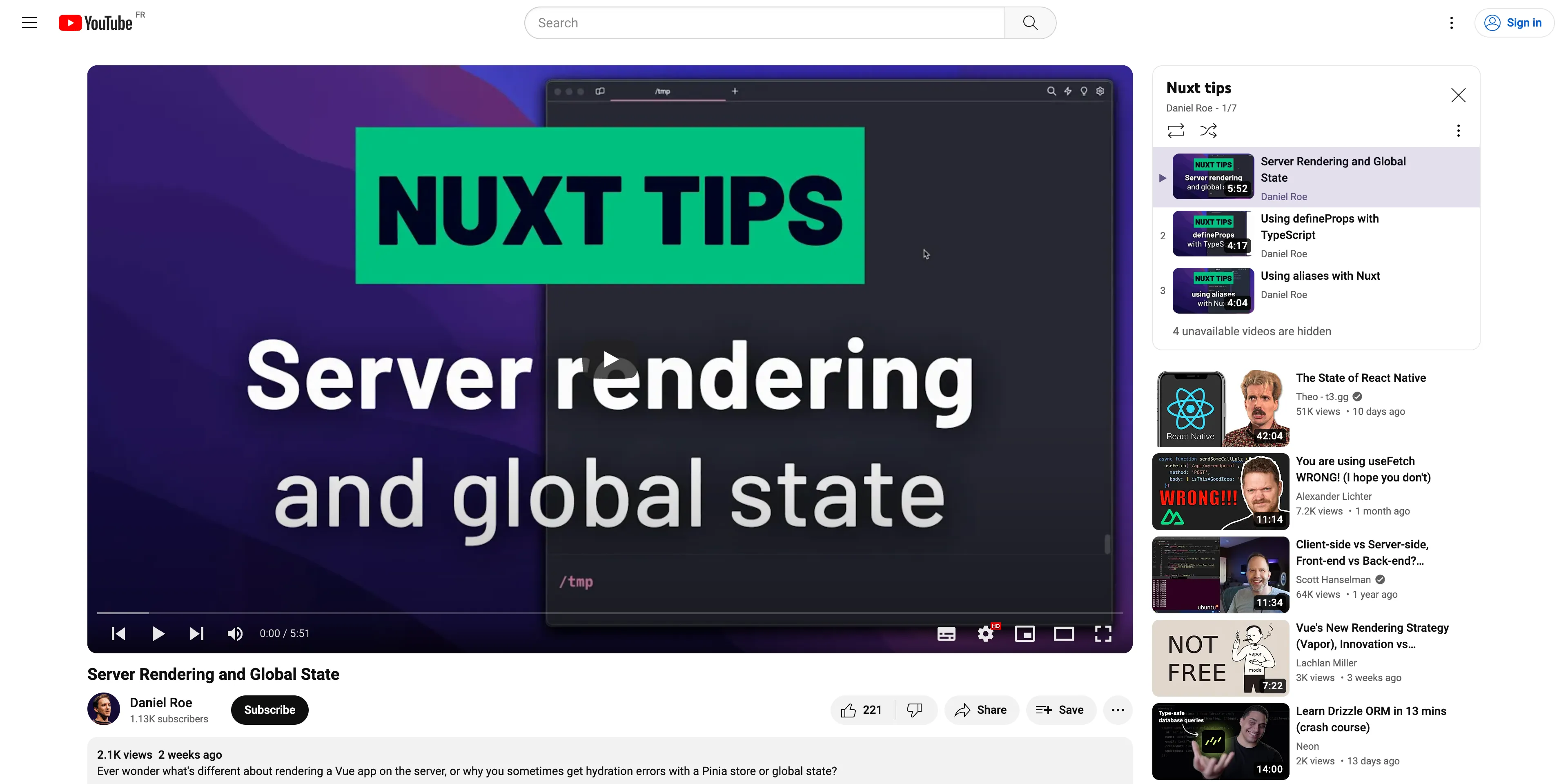 Nuxt Video Courses