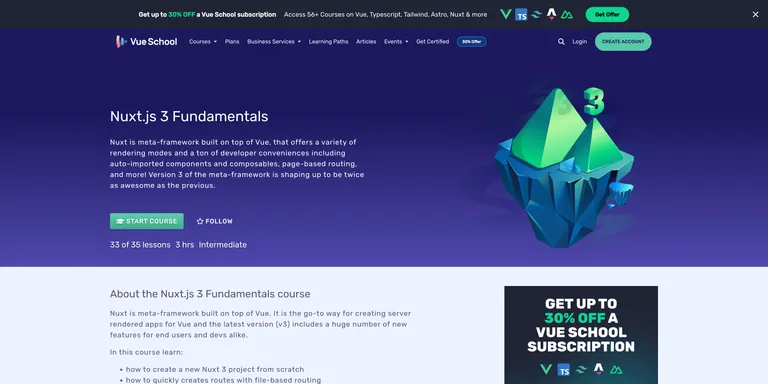 Nuxt Video Courses